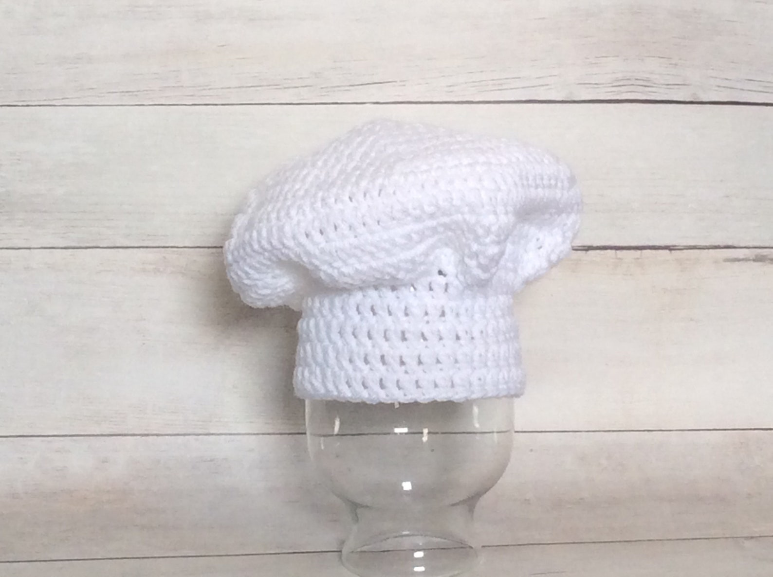 Crochet Chef Hat Photography Prop/newborn Photo Prop/baby Shower Gift ...