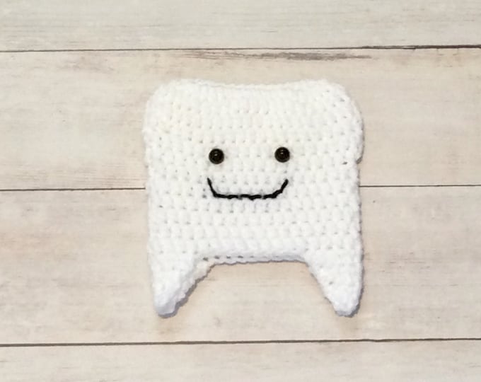 Crochet Tooth Hat Newborn Photography Prop/crochet Tooth Hat/baby ...