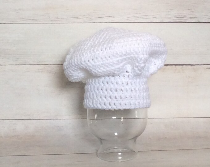 Crochet Chef Hat Photography Prop/newborn Photo Prop/baby Shower Gift ...