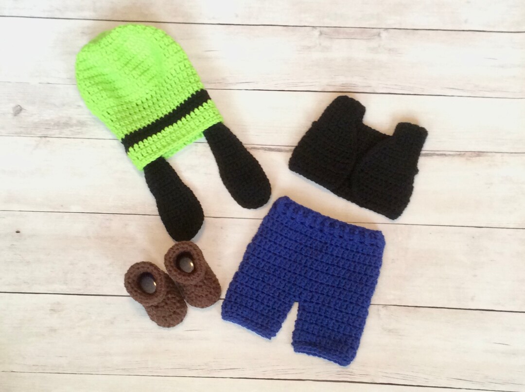Crochet Goofy Set/goofy Costume/newborn Photography Prop/infant ...