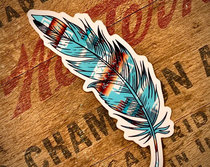 Feather Car Window Decal - Etsy