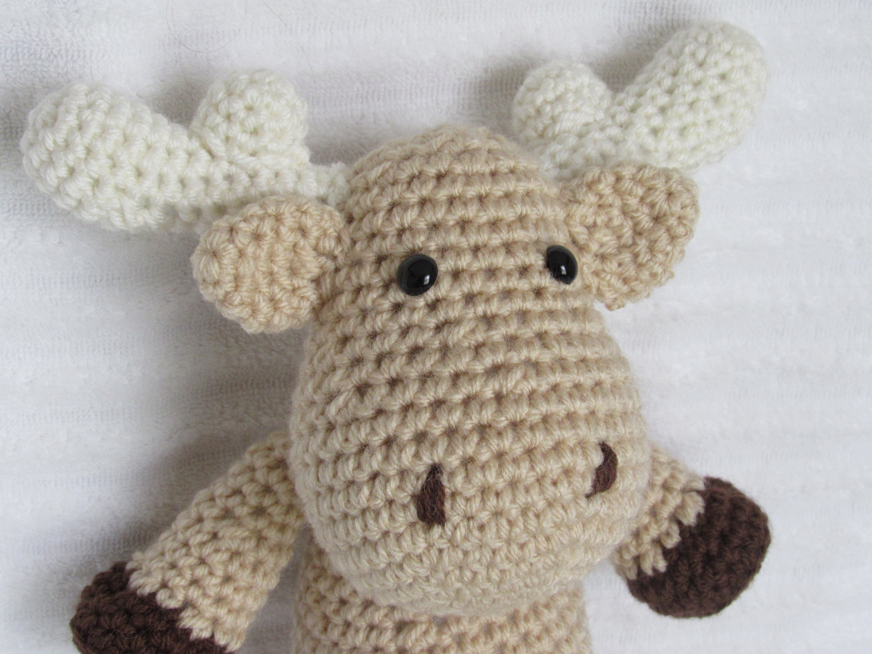 Crochet Moose, Moose Stuffed Animal, Stuffed Moose, Moose Plush ...