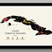 Cigar Regions of Cuba Minimalist Map Cigar Art 13x19 or - Etsy