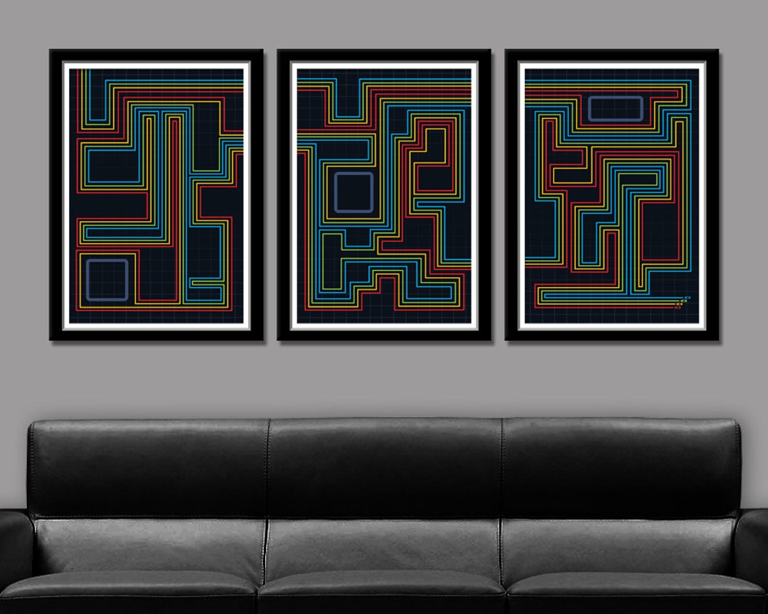 Classic 80s Movie Computer Chip Inspired Minimalist Movie Poster Set ...