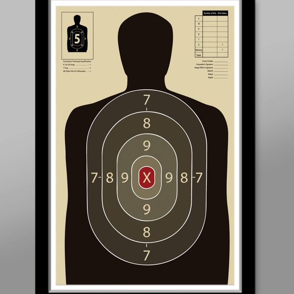 Shooting Target - Etsy