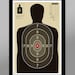 Official Gun Range Target Practice Poster Print 323 Home Decor - Etsy