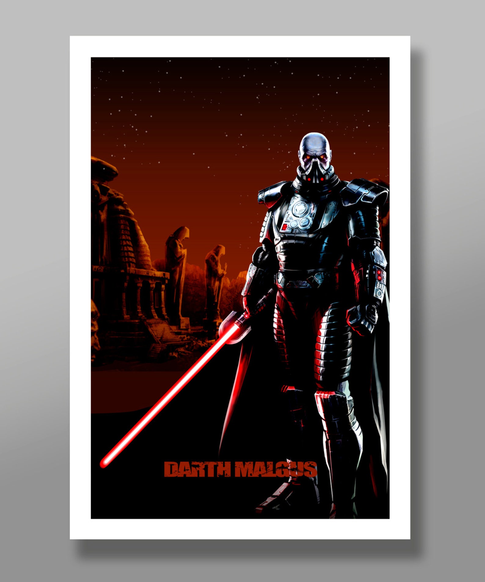 Sith Lord Tribute - Print 332 - Home Decor - Etsy