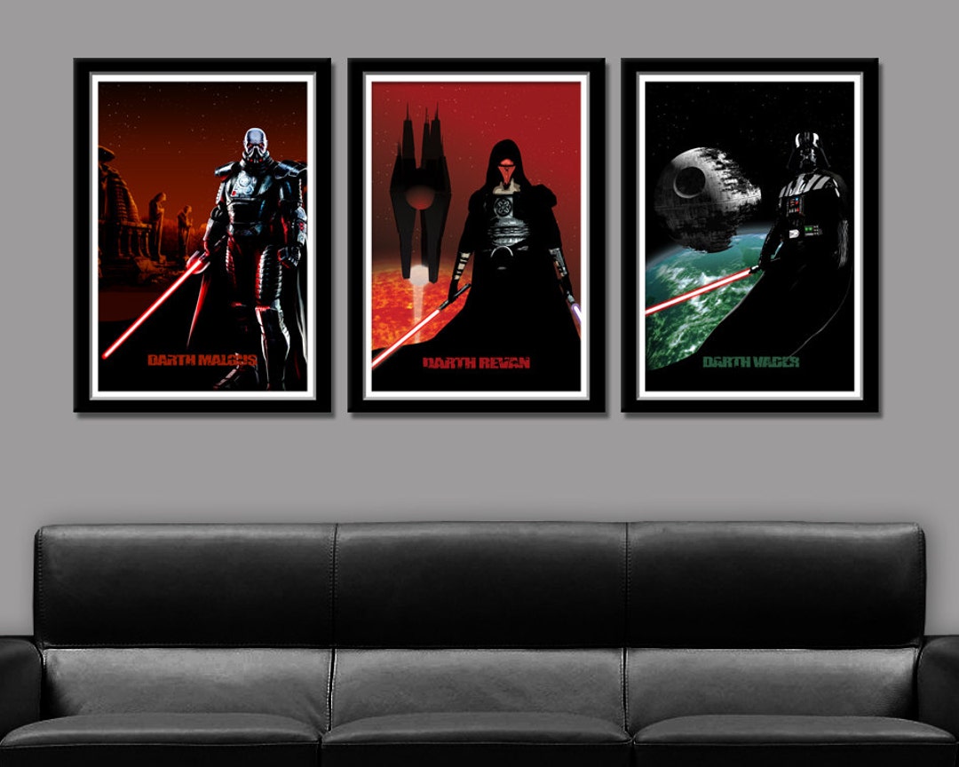 Sith Lord Tribute - Print 332 - Home Decor - Etsy