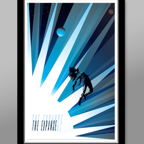 The Expanse Solar System Map With Points of Interest From | Etsy Australia