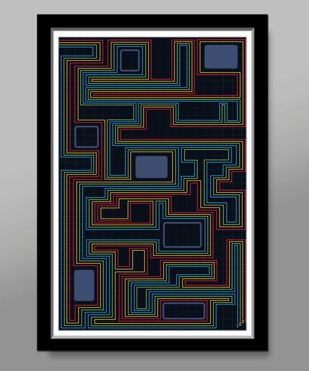 Classic 80s Movie - Computer Chip Inspired Minimalist Movie Poster ...