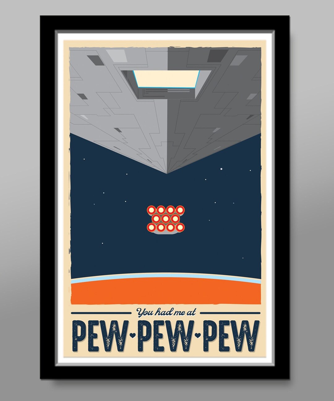 Star Wars Inspired You Had Me at Pew Pew Pew Movie Poster 13x19, 16x24 ...