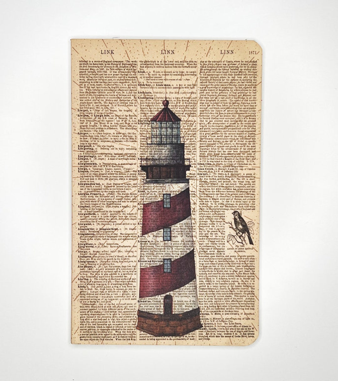Lighthouse Notebook, Lighthouse Stationery, Christmas Gift, Gift Under ...