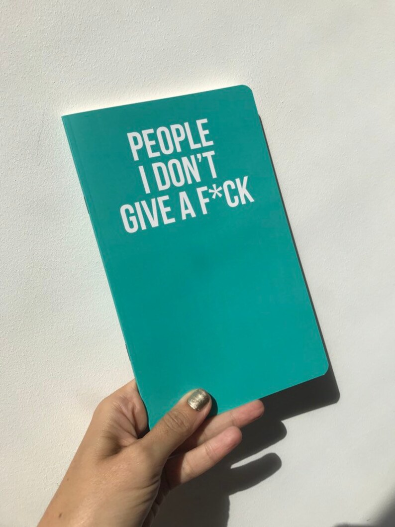 Rude Statement Notebook Christmas Gift Stationery Gift for - Etsy