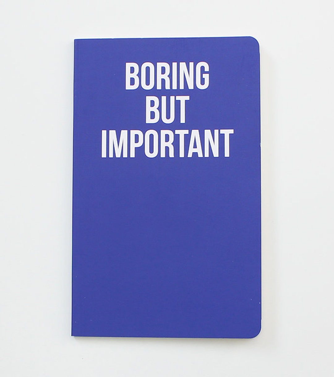 Dark Blue Pocket Journal, Slogan Notebook, Lined & Plain Paper - Etsy