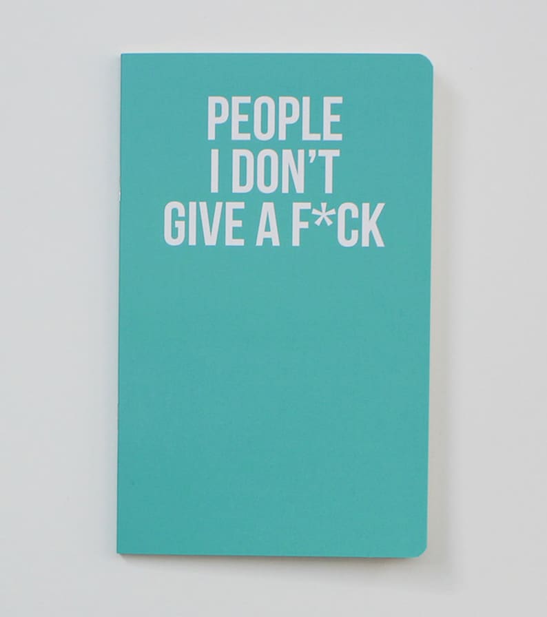 Rude Statement Notebook Christmas Gift Stationery Gift for - Etsy