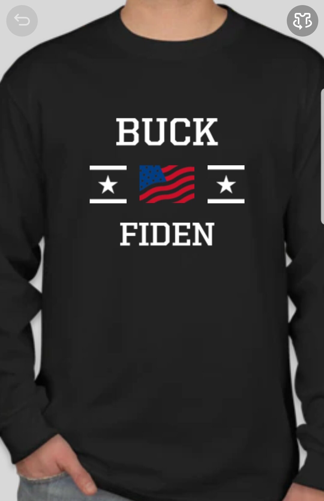 Buck Fiden 2020 T-shirt Long Sleeve - Etsy