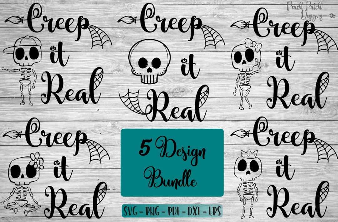 Creep It Real SVG Cut File Bundle - Instant Download - Etsy