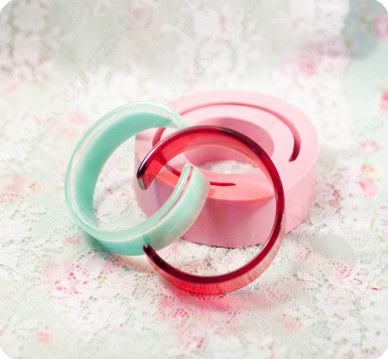 Bangle Silicone Mold, Bracelet Mould, Silicone Moulds, Flexible, for ...