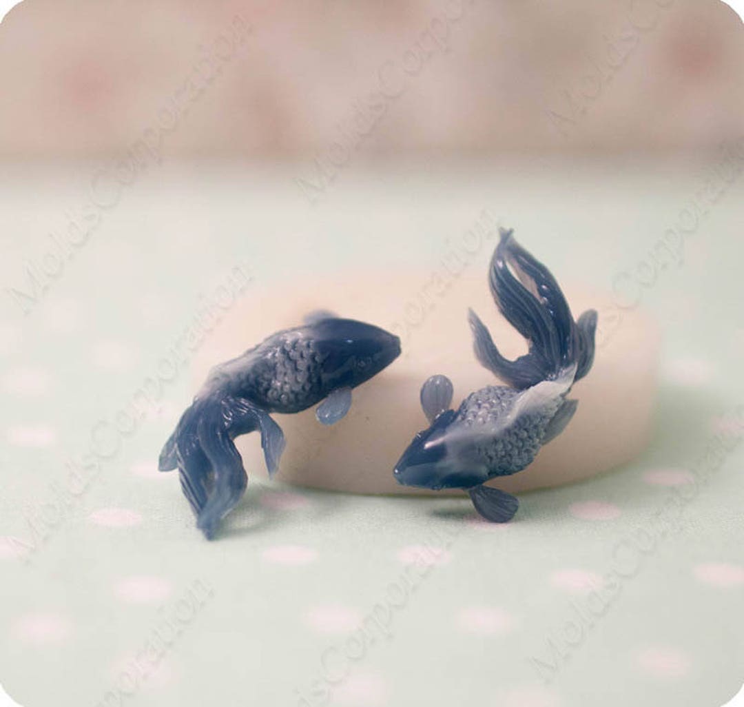 Fish Silicone Mold, Scrapbooking Decoration Mold, Pendant Polymer Clay ...