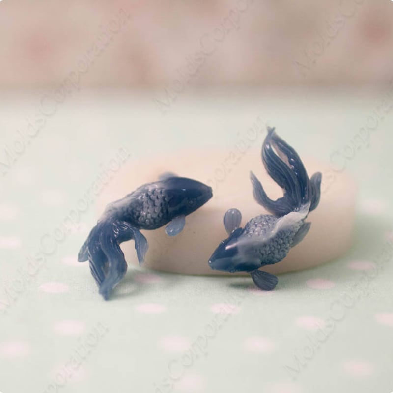 Silicone 3d Koi Fish Molds - Etsy