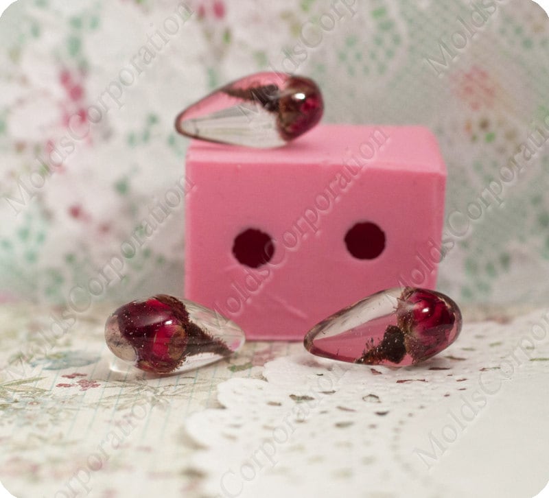 2 Drop Silicone Mold Resin Earrings Mold Pendant Drop Mold - Etsy