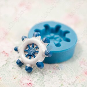 Helm, Steering Wheel, Sea, Silicone Mold, Flexible, Polymer Clay, Food ...