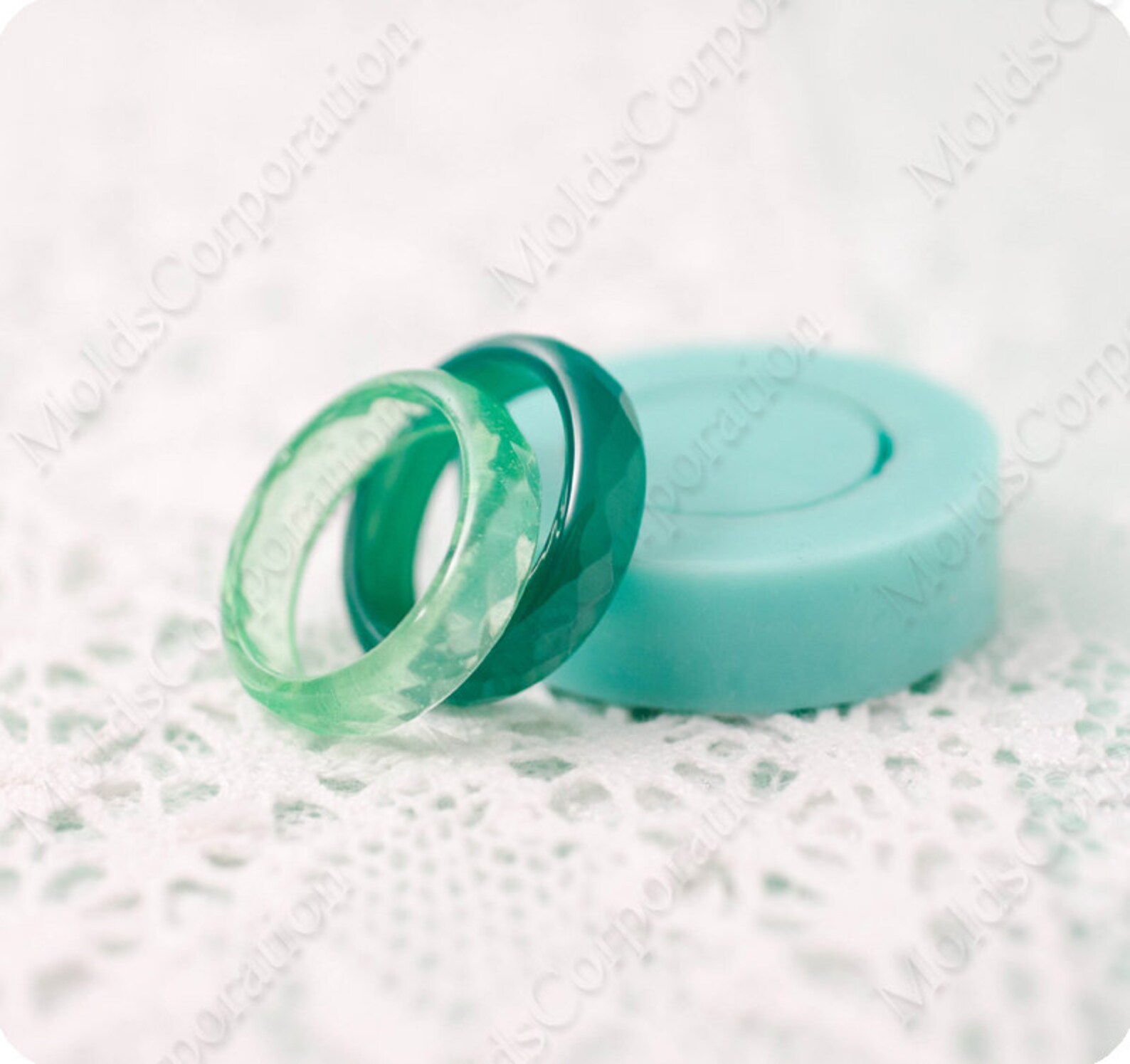 Ring Silicone Mold, Faceted Resin Ring Mould US 5 1/4-6 1/4-6 1/2-8 1/2 ...