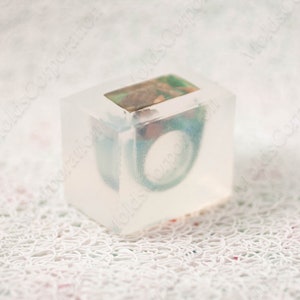 Heart Ring Silicone Mold, Resin Jewelry Ring Mold, 17 (US 6 3/4) Epoxy ...
