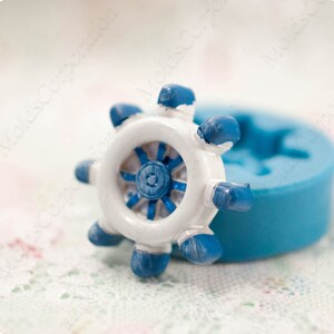 Helm, Steering Wheel, Sea, Silicone Mold, Flexible, Polymer Clay, Food ...