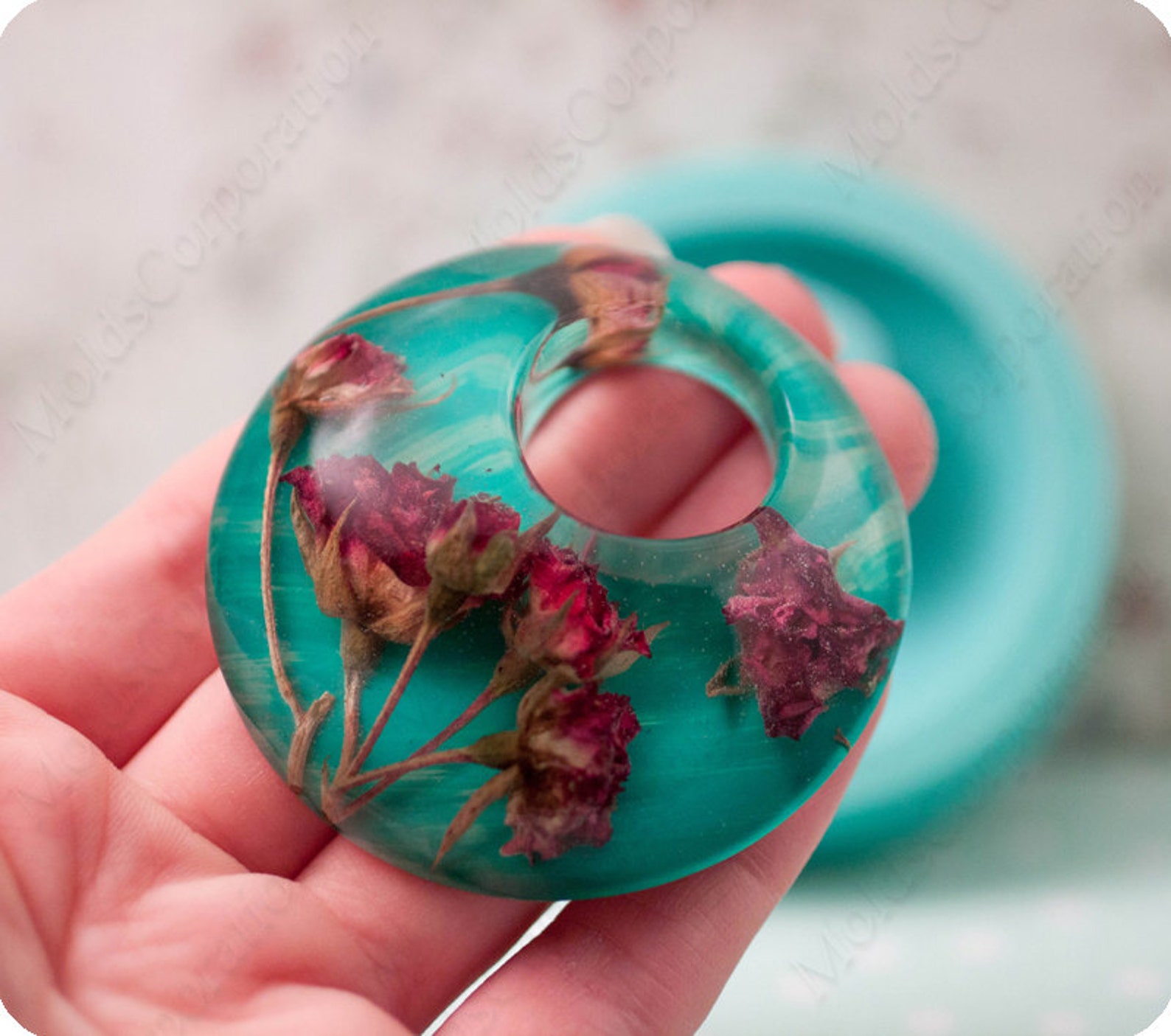 Pendant Silicone Mold, Epoxy Resin Jewelry Mold, Necklace Mould, Making ...