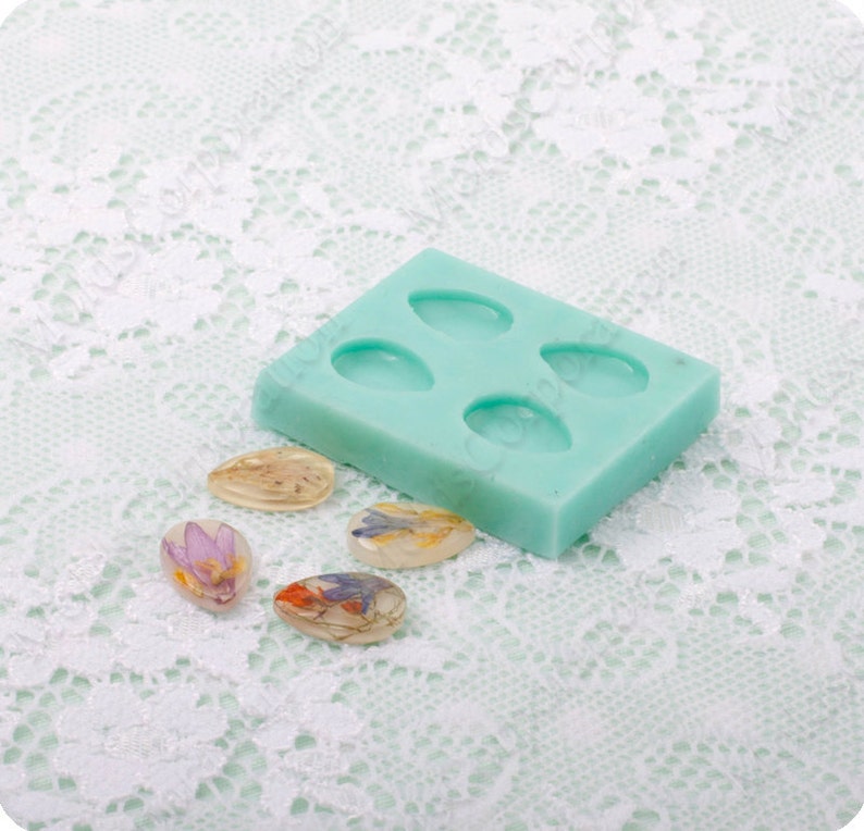 Faceted Lens Silicone Mold Drop Mold 4 Small Drop Silicone | Etsy