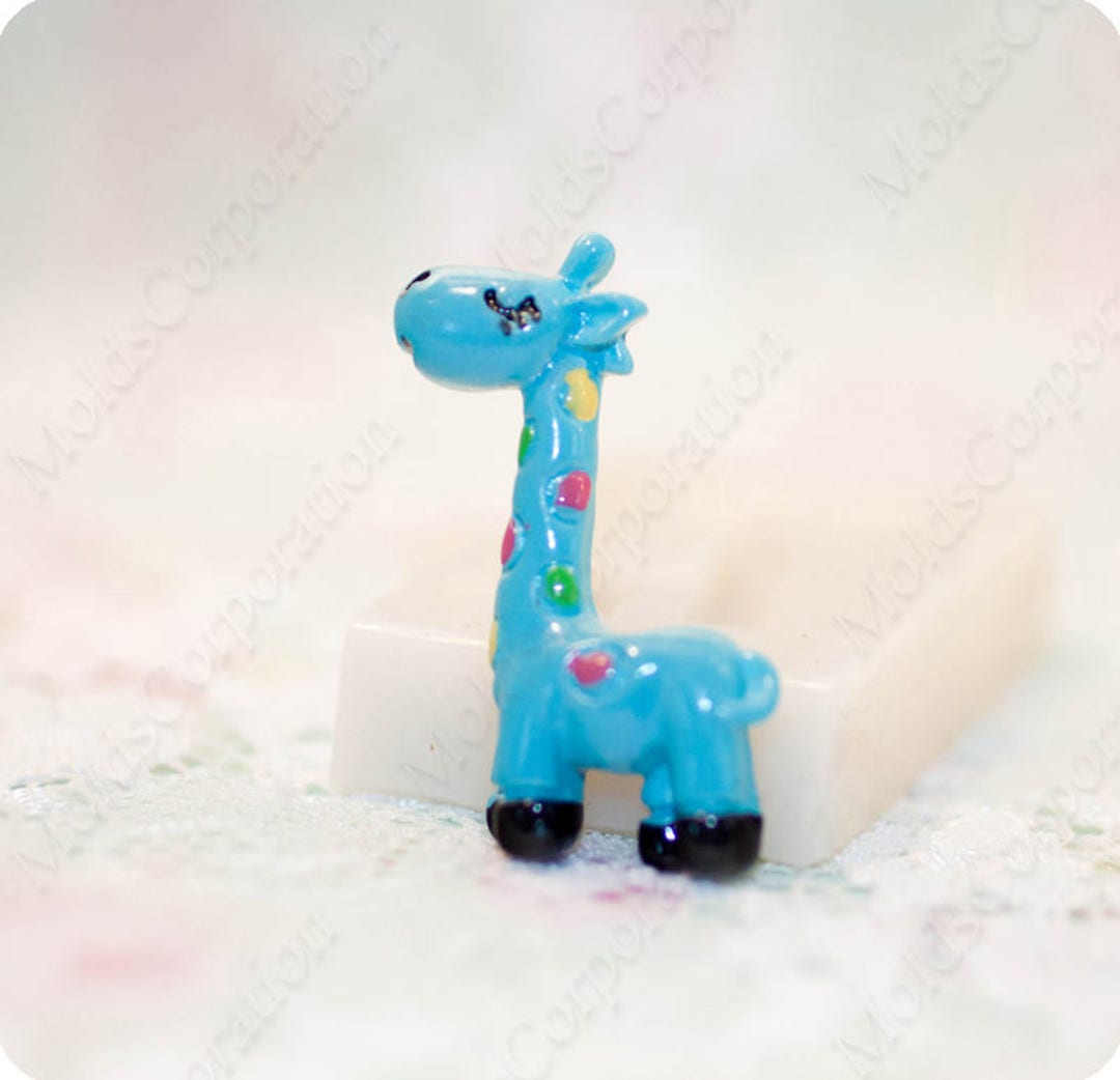 Mold Giraffe, Silicone Mould, Flexible, Polymer Clay, Food Safe Molds ...