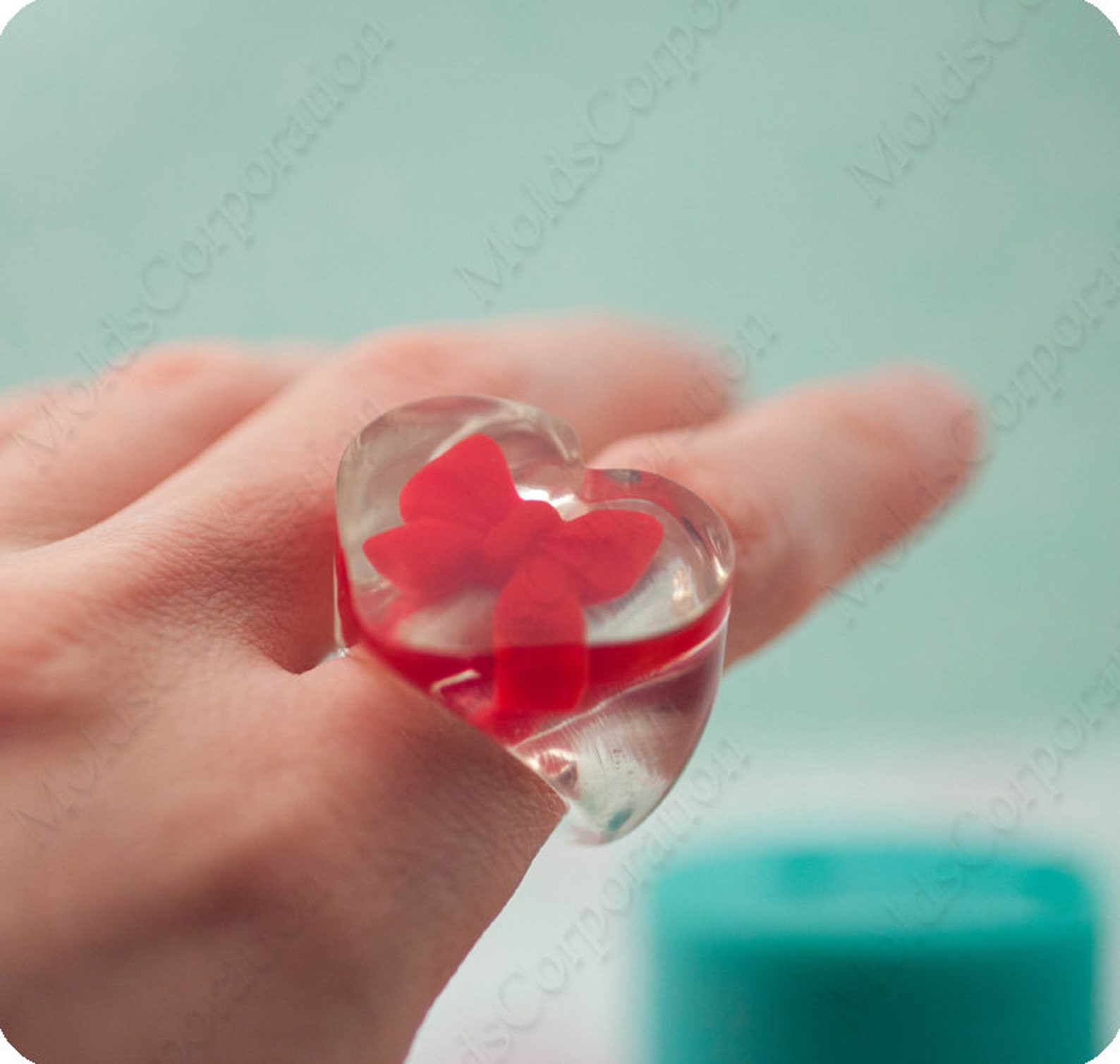 Heart Ring Silicone Mold Resin Jewelry Ring Mold 17 US 6 | Etsy