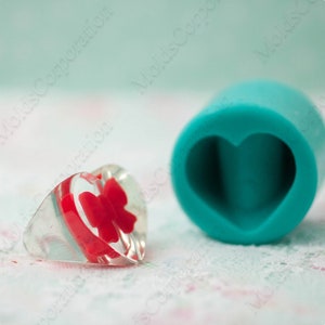 Heart Ring Silicone Mold, Resin Jewelry Ring Mold, 17 (US 6 3/4) Epoxy ...