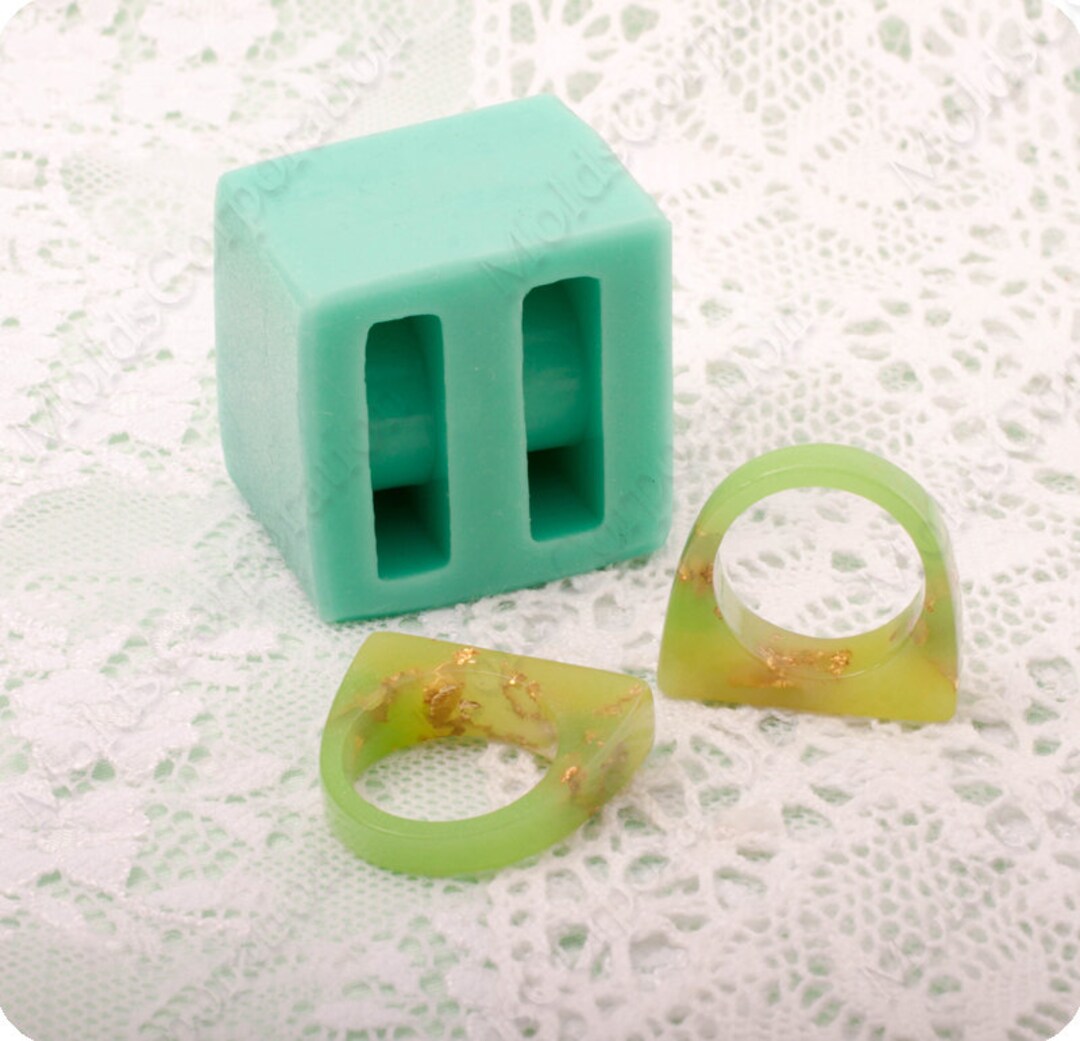 Rings Silicone Mold, Epoxy Resin Ring Molds, US 7 1/4, Jewelry Clear ...