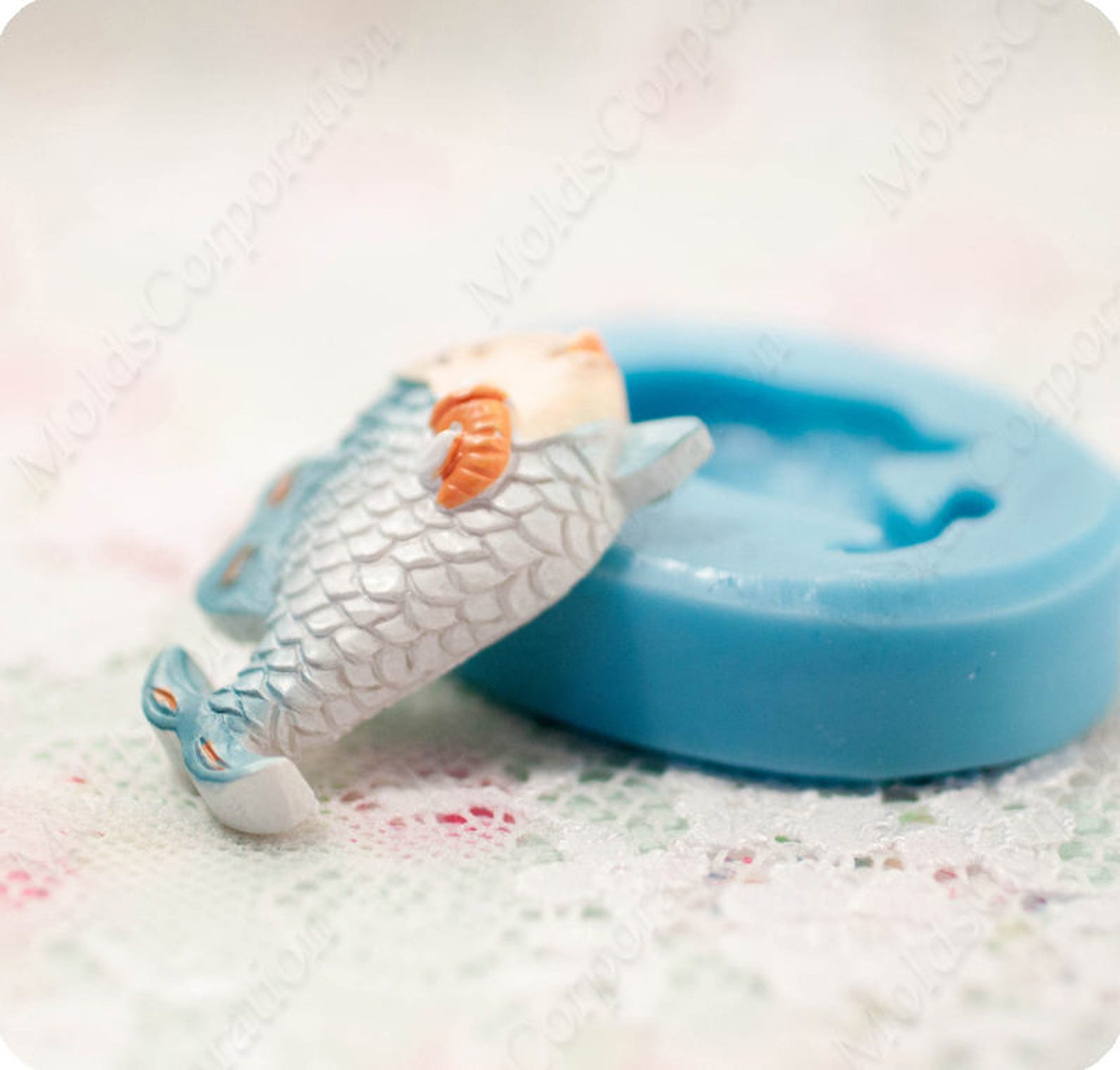 Fish mold Goldfish Sea Silicone Mold Flexible Polymer | Etsy