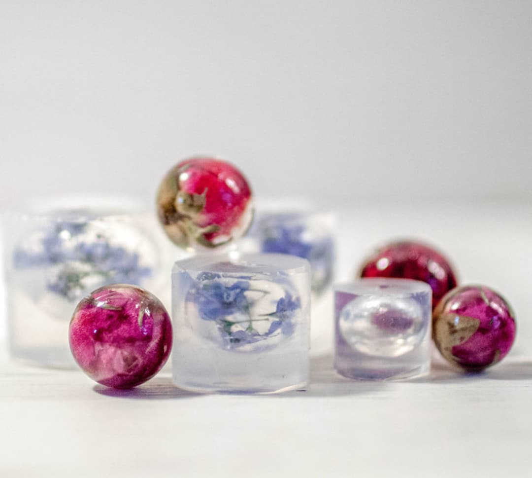 Set Sphere Ball Molds, Orb Ball Mold D-8-10-12-14mm, Silicone Molds ...