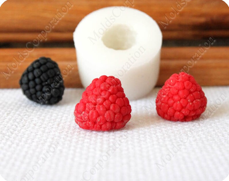 A Copy of the Natural Raspberry Mold Silicone Flexible - Etsy