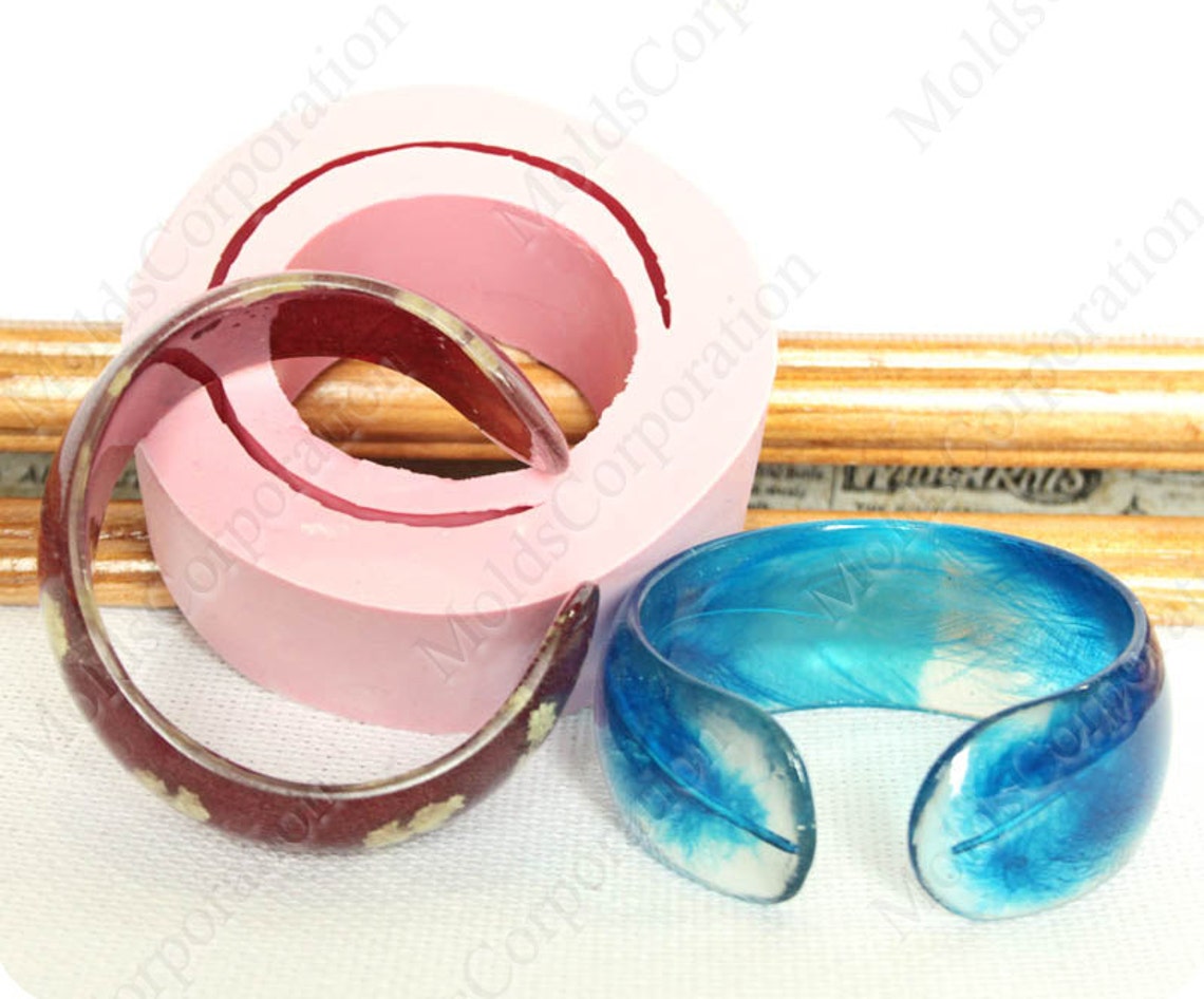 Bangle Silicone Mold, Bracelet Mould, Silicone Moulds, Flexible, for ...