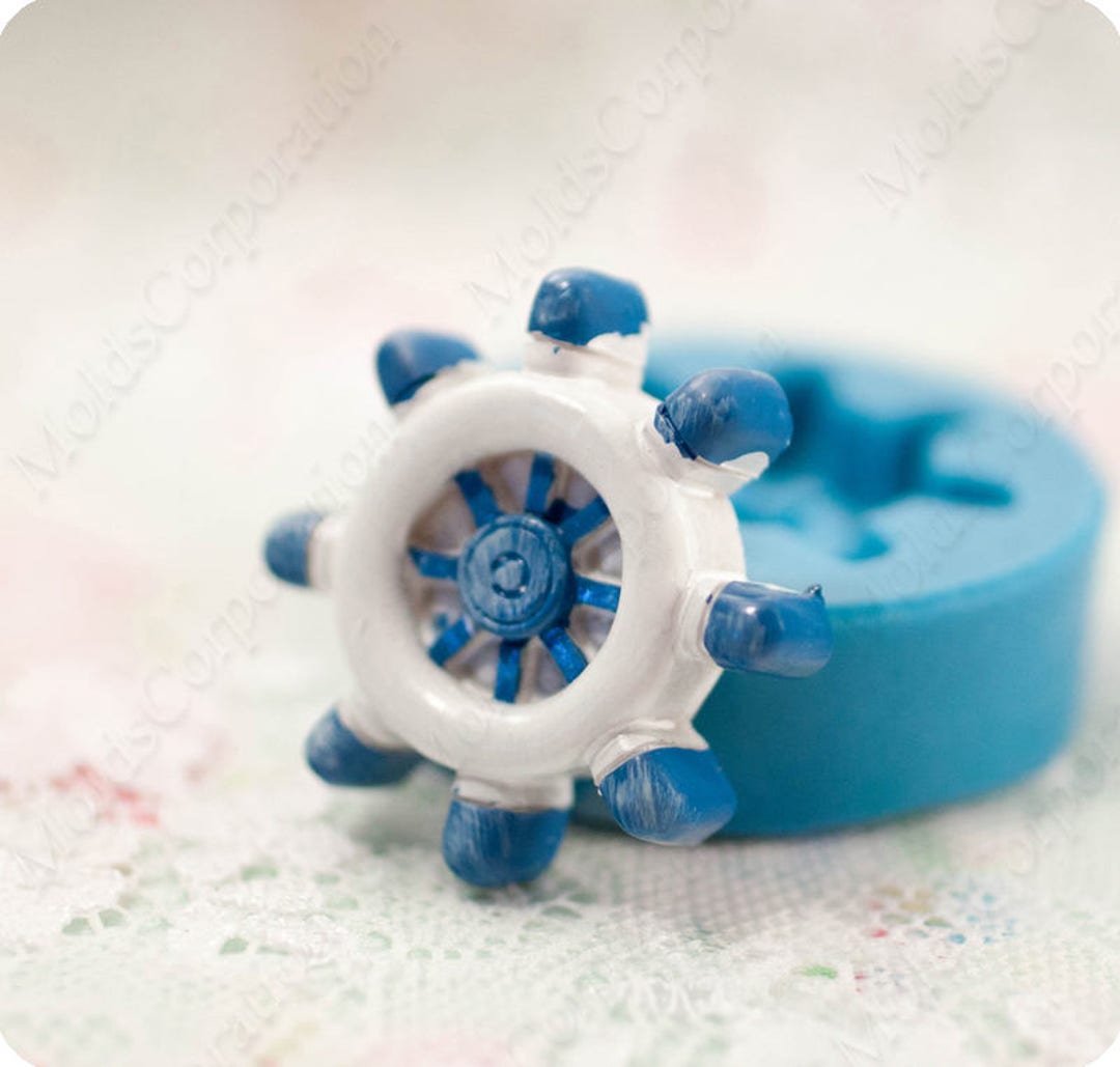 Helm, Steering Wheel, Sea, Silicone Mold, Flexible, Polymer Clay, Food ...