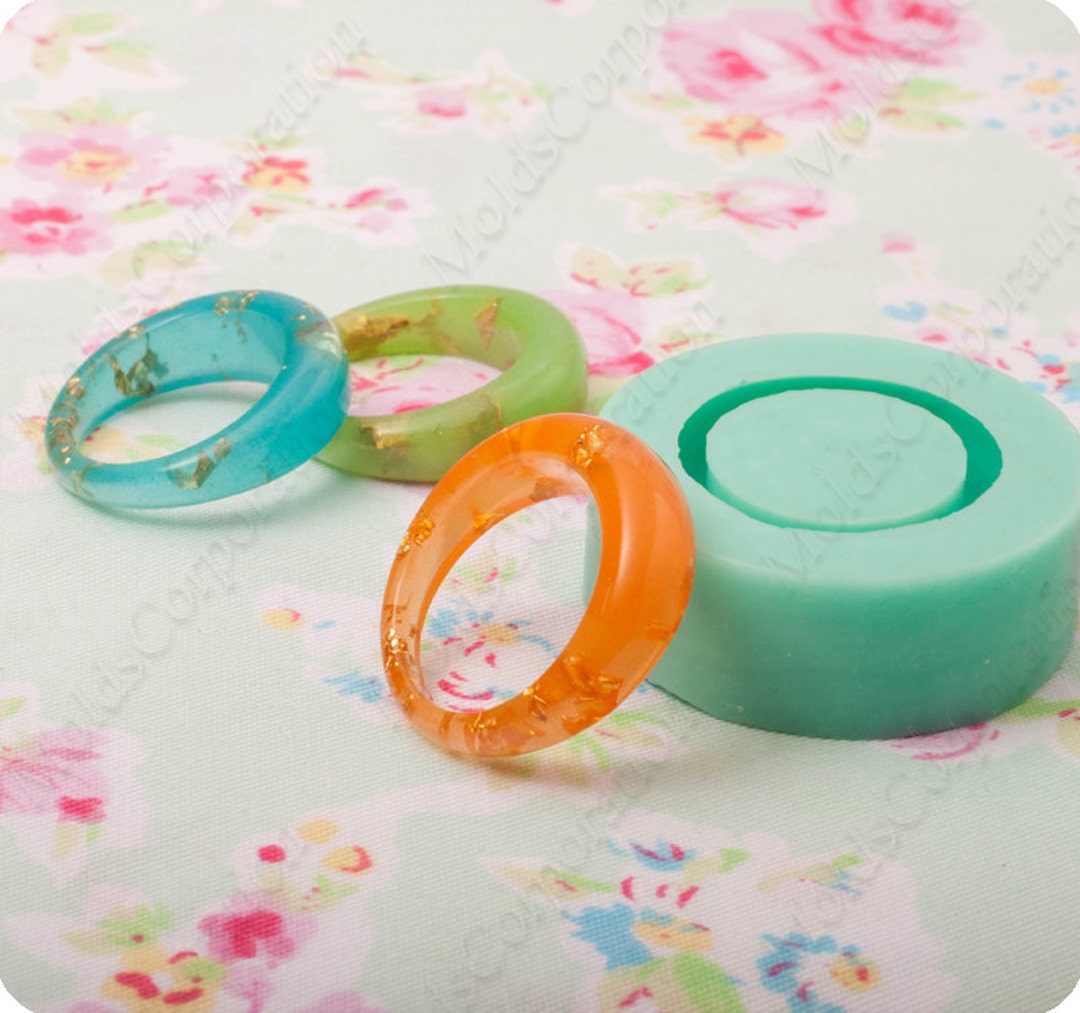 Ring Silicone Mold, Resin Ring US 6 & 8, Jewelry Mold, Epoxy Resin ...