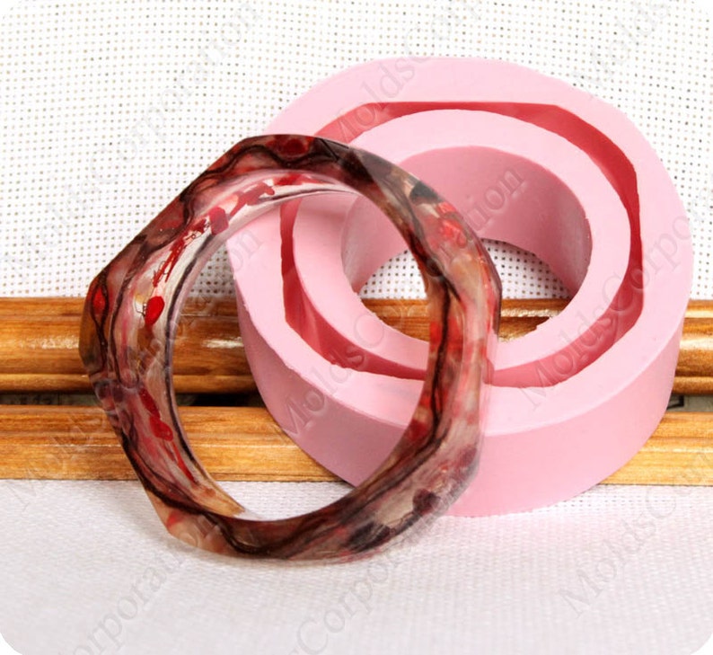 Bangle Silicone Mold, Bracelet Mould, Silicone Moulds, Flexible, for ...