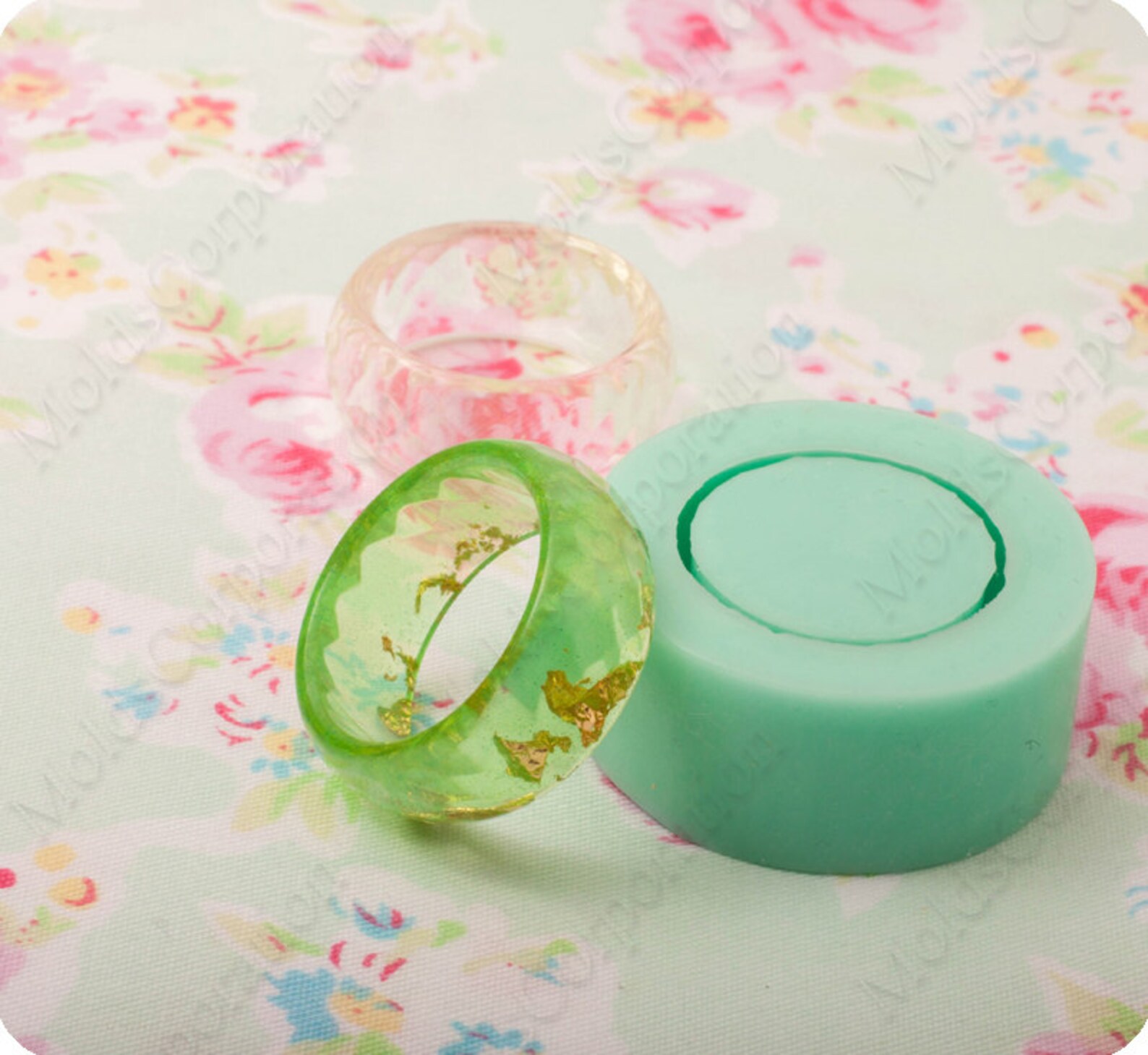 Ring Silicone Mold Faceted Resin Ring Mould US 10 1/4 Resin - Etsy