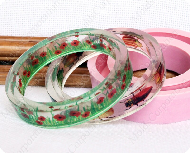 Bangle Silicone Mold, Bracelet Mould, Silicone Moulds, Flexible, for ...