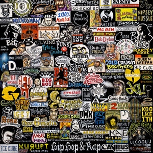 Hip Hop & Rap - Music Entertainment Art Print From Thomas Jordan ...