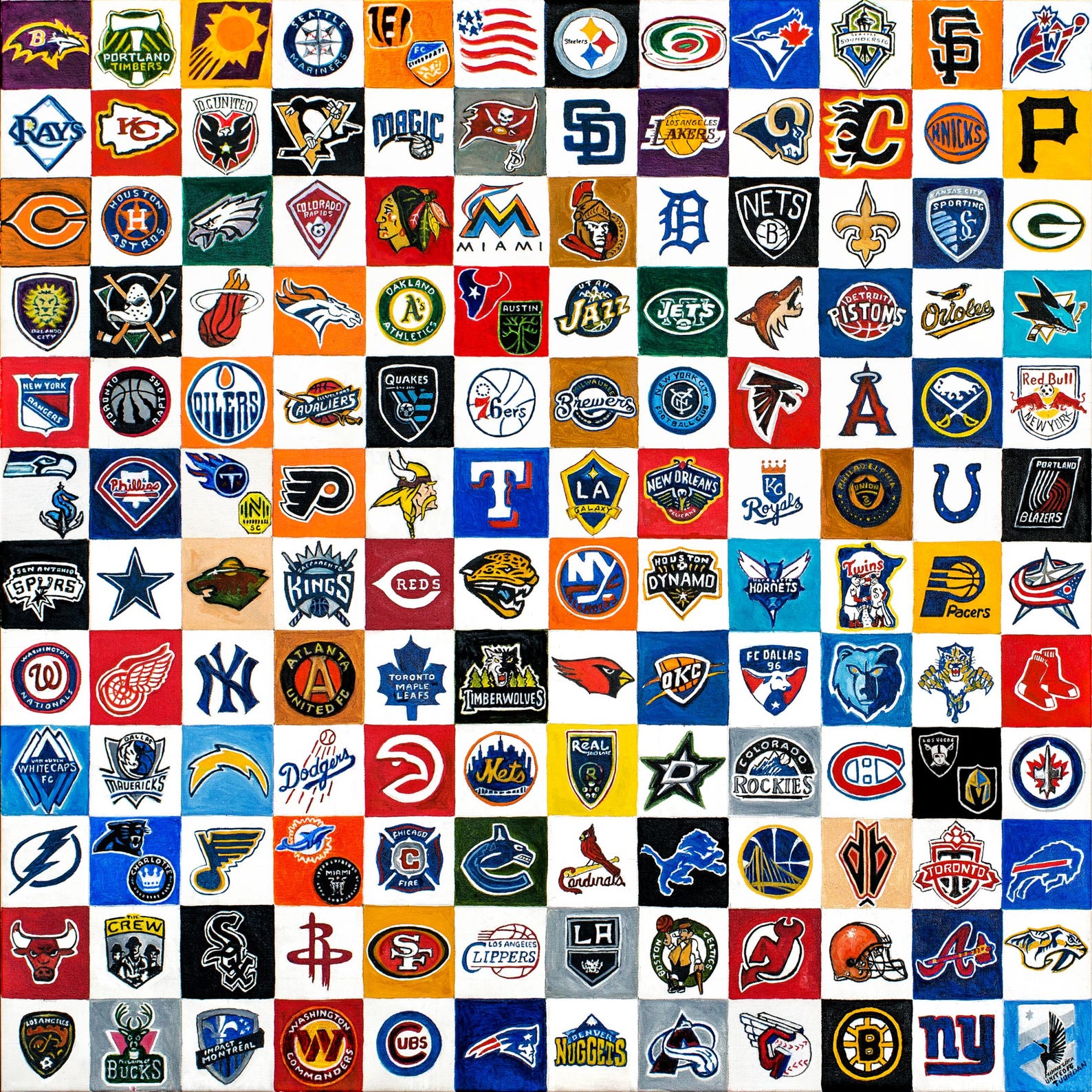 Classic Sports Teams - Classic Entertainment Tribute Art Print From ...