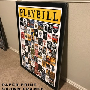 Playbill Classic Musicals - PAPER PRINT Entertainment Tribute From ...