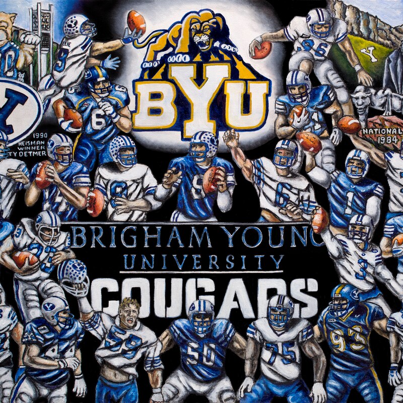 Byu Football - Etsy