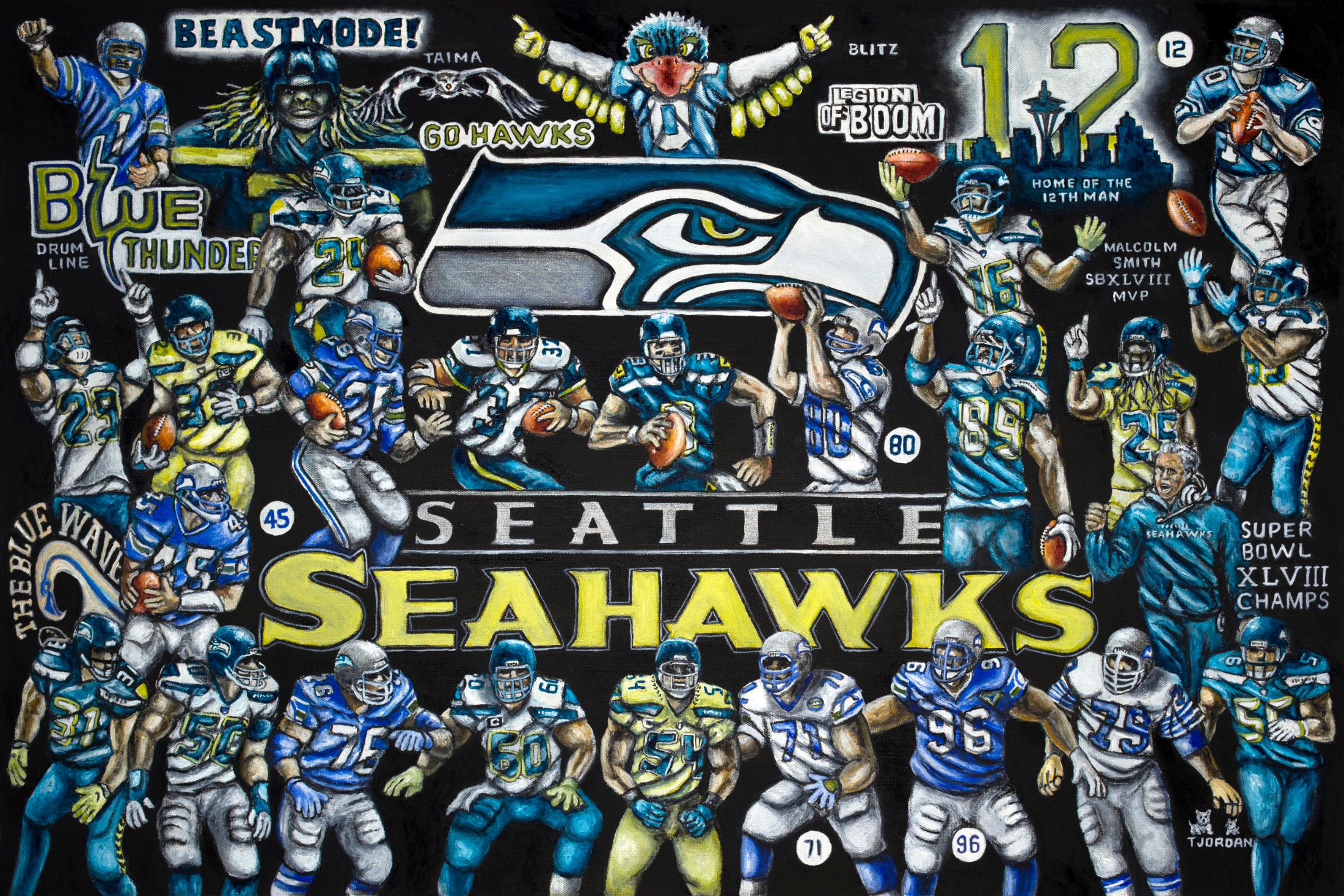 Seahawks Homemade Poster