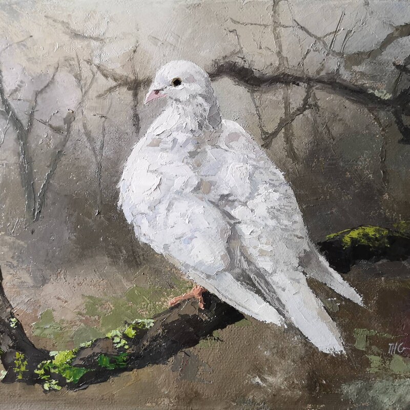 Dove Painting - Etsy